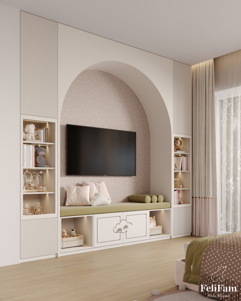 Design of a girl's room: coziness and functionality for a little princess