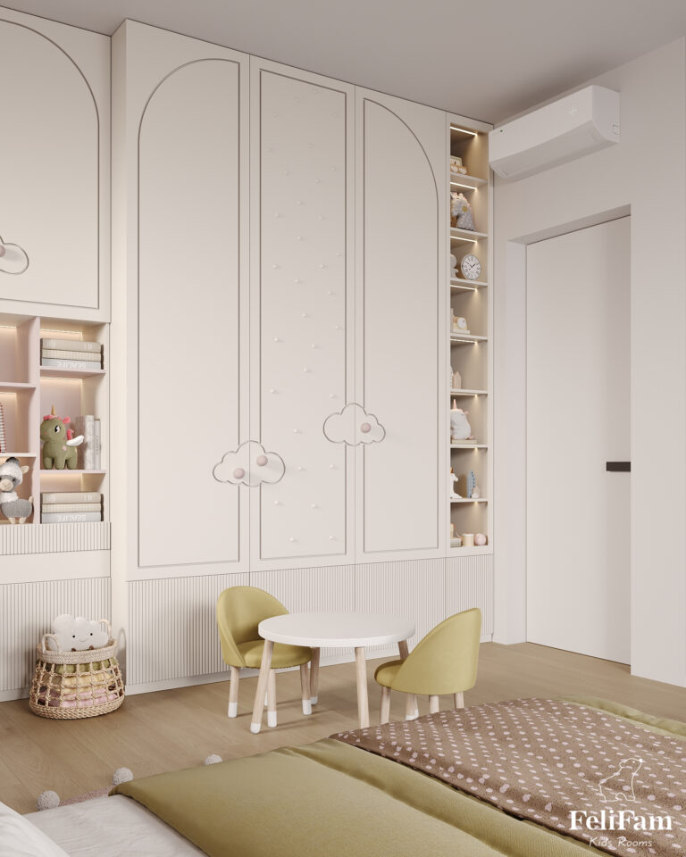 Design of a girl's room: coziness and functionality for a little princess